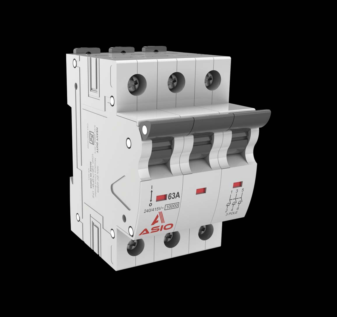 LUMI THREE POLE MCB